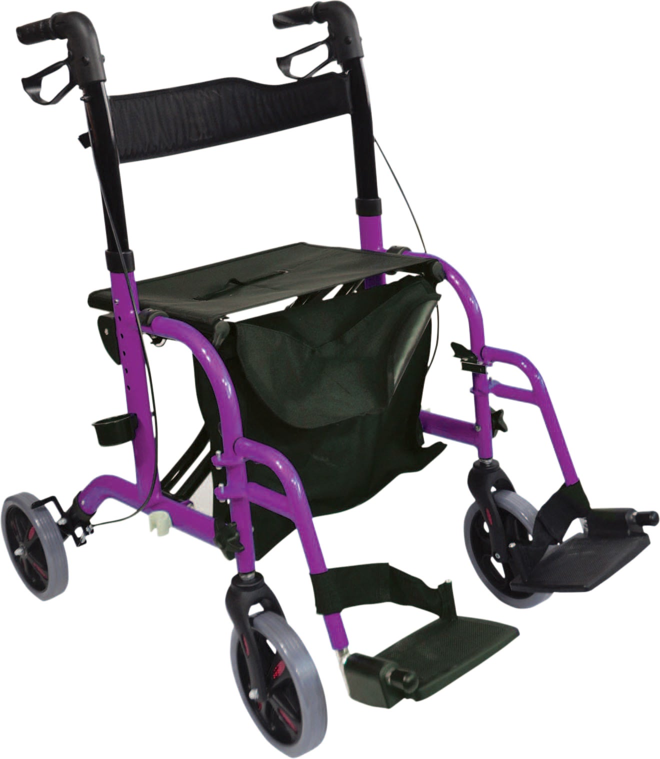 Duo Deluxe Rollator and Transit Chair in One | Prime Mobility