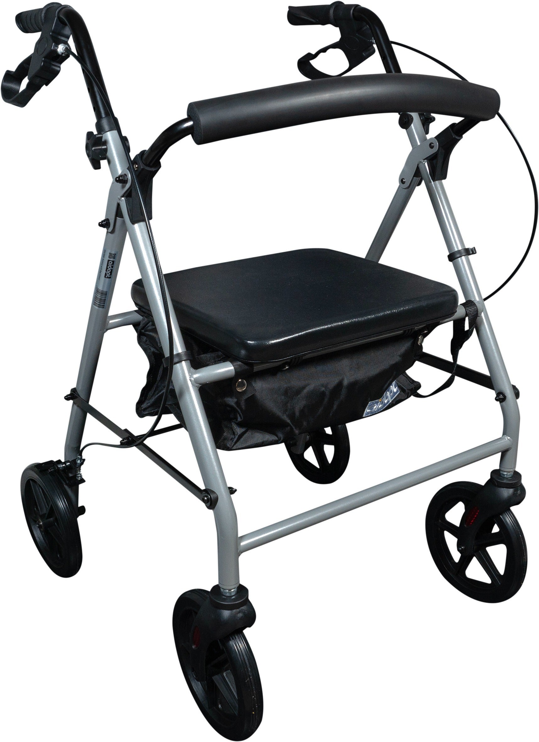 Aidapt Four Wheeled Rollator with Bag | Prime Mobility