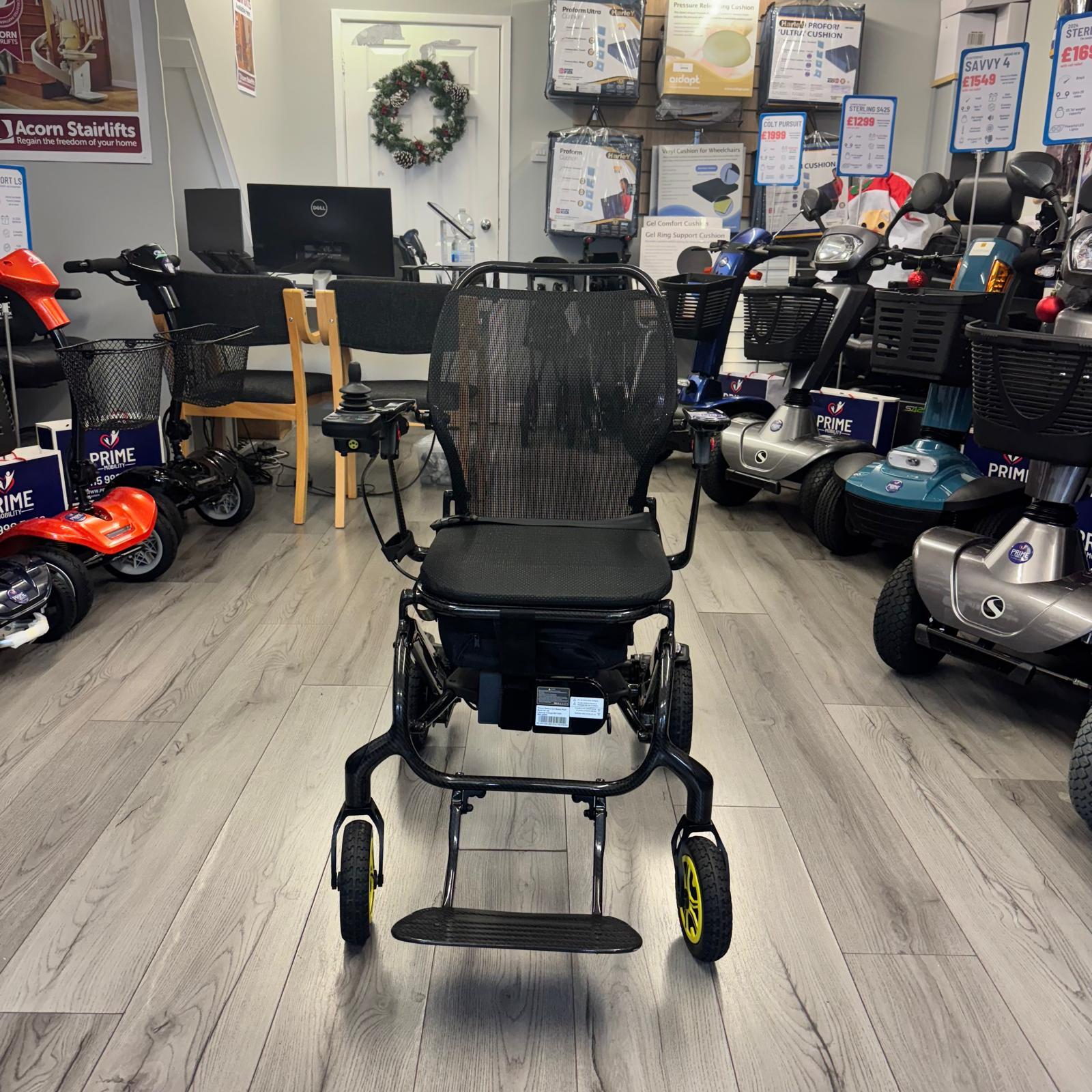 Pre Loved Sunrise Medical Q50R Carbon Powerchair | Prime Mobility